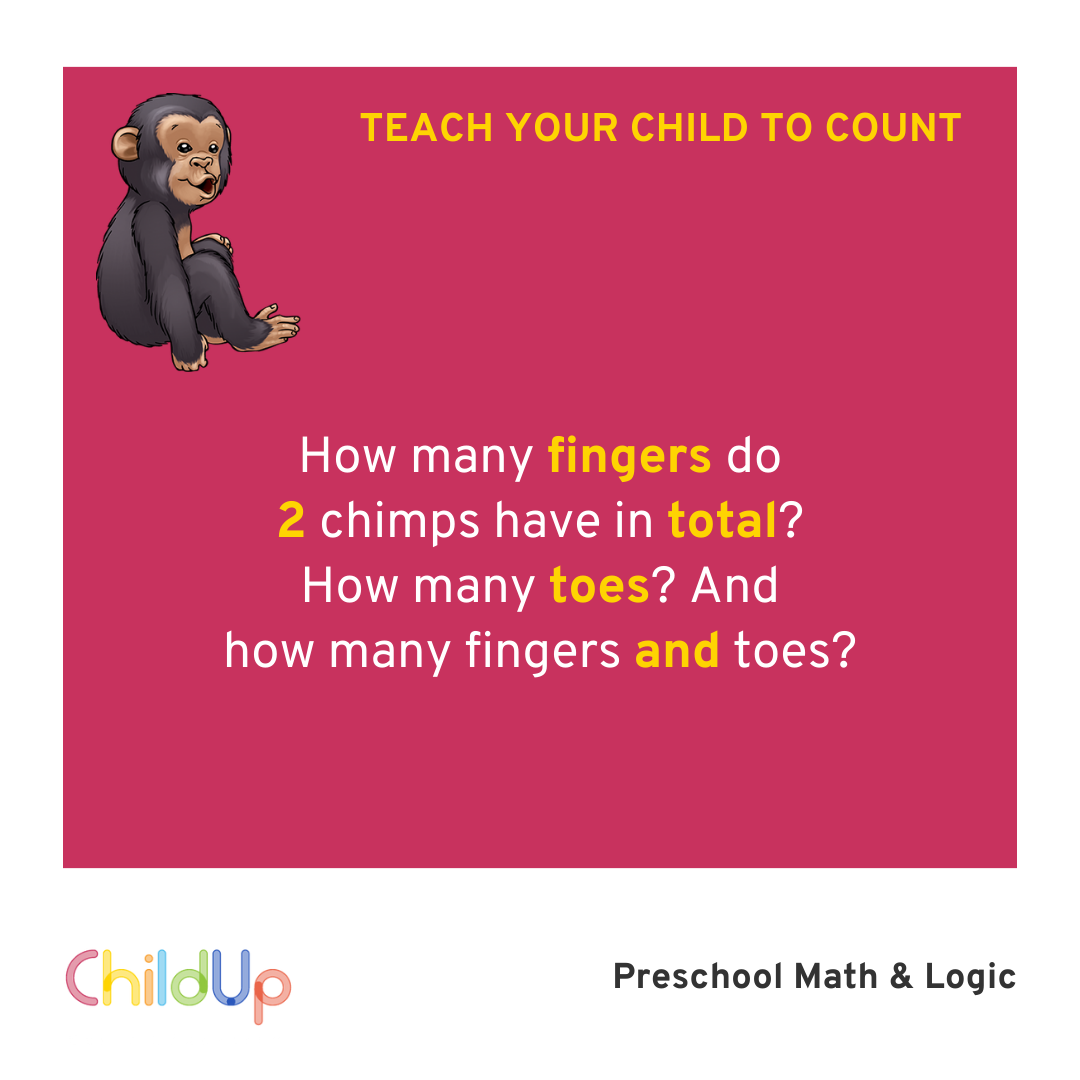 PRESCHOOL MATH & LOGIC - Counting fingers and toes