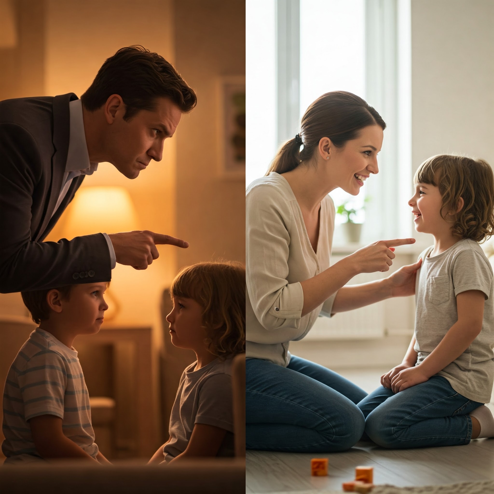 Two radically different roads: "Dictatorial" vs. "guiding" parenting